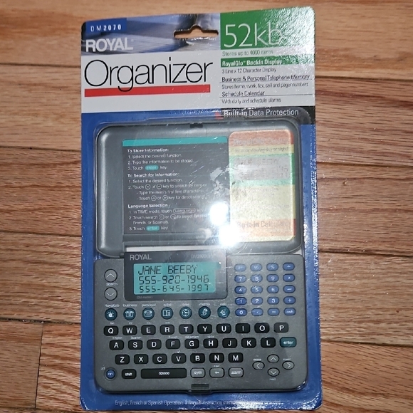 Other | Royal Electronic Organizer With Keyboard | Poshmark